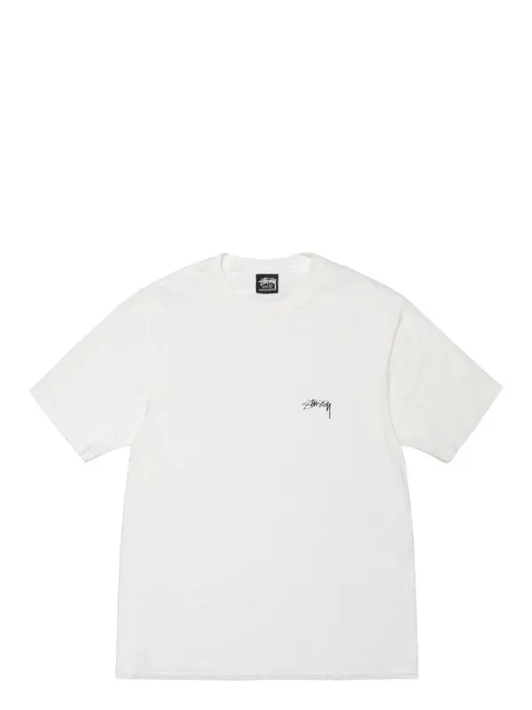 StÜssy Smooth Stock Pigment Dyed Tee Shirt - Natural