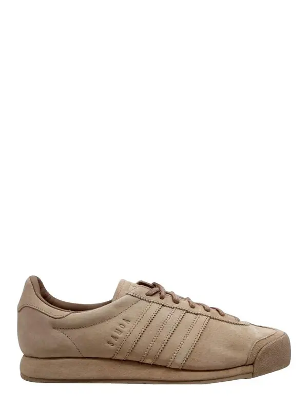 Adidas Samoa Vintage Pigskin Sneakers - Nude/white