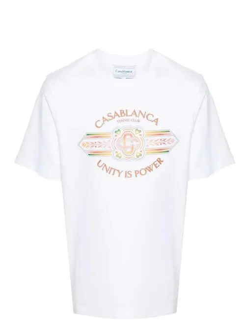 Casablanca Unity Is Power T-shirt - White