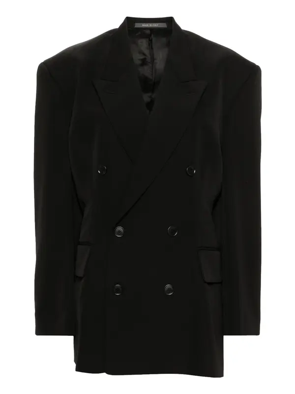 Balenciaga Cinched Blazer - Black