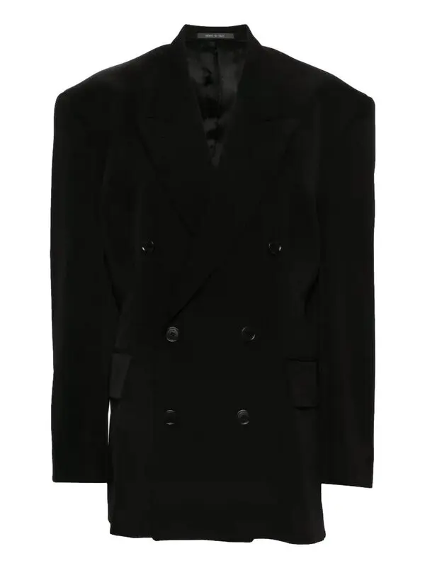 Balenciaga Cinched Blazer - Black