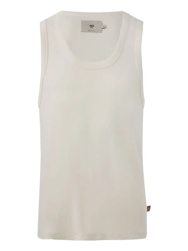 MISCI Machinho Ribbed Tank Top - White