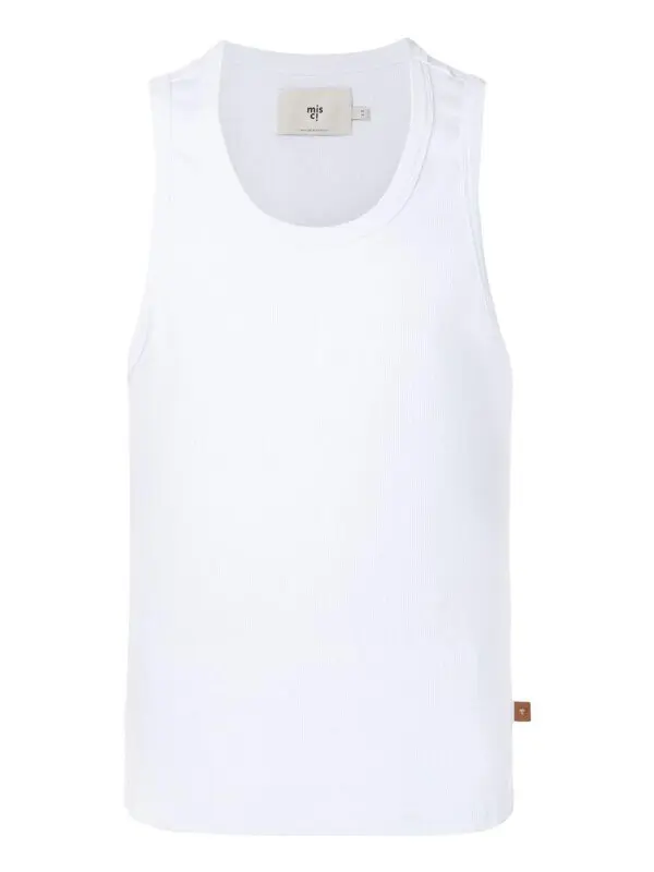 MISCI Machinho Ribbed Tank Top - White