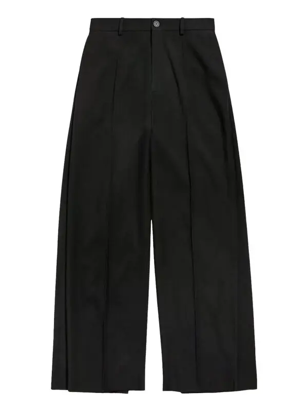 Balenciaga Tailored Wool Trousers - Black