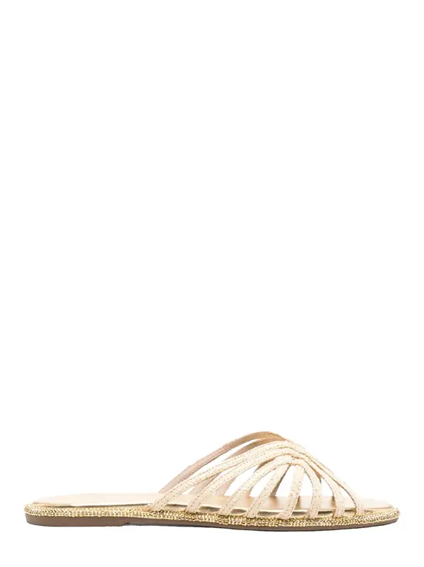 LE SILLA Embrace Raffia Sandals - Neutrals