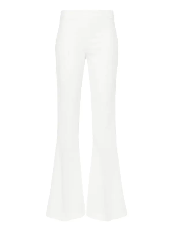 BLANCA VITA Paola Cady Flared Trousers - White