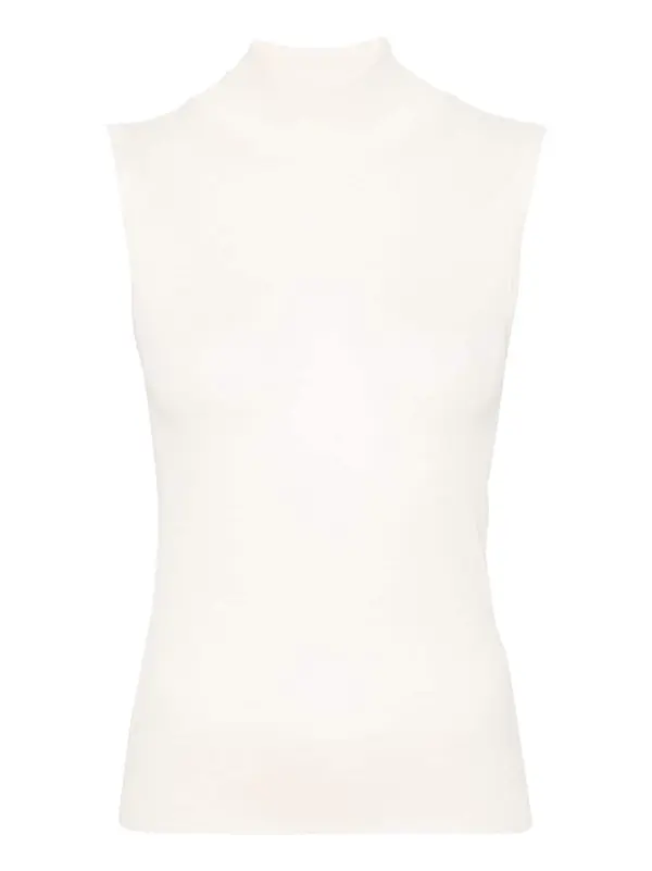 LEMAIRE Sleeveless Knit Top - Neutrals