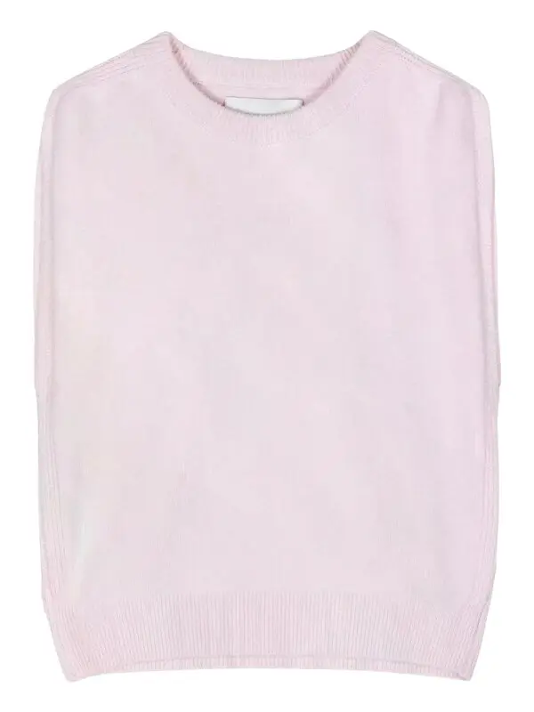 SA SU PHI Fine-knit Cashmere Vest - Pink