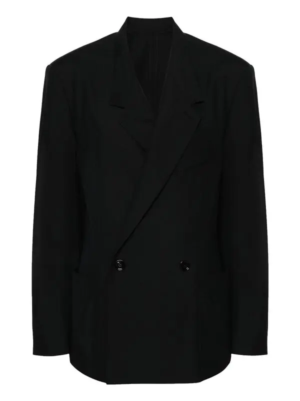 LEMAIRE Double-breasted Blazer - Blue
