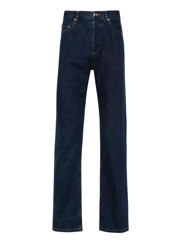 A.p.c. High-rise Straight-leg Jeans - Blue