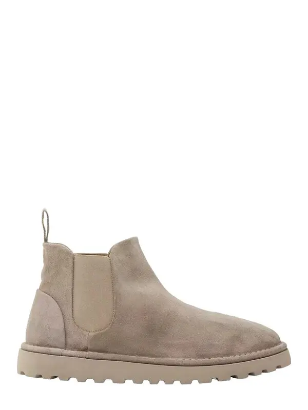 Marsèll Sancrispa Alta Suede Chelsea Boots - Neutrals