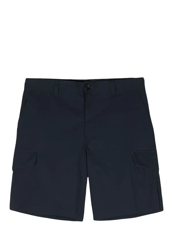 Paul Smith Mid-rise Cargo Shorts - Blue