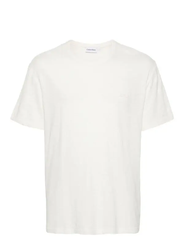 Calvin Klein Logo-detail T-shirt - White