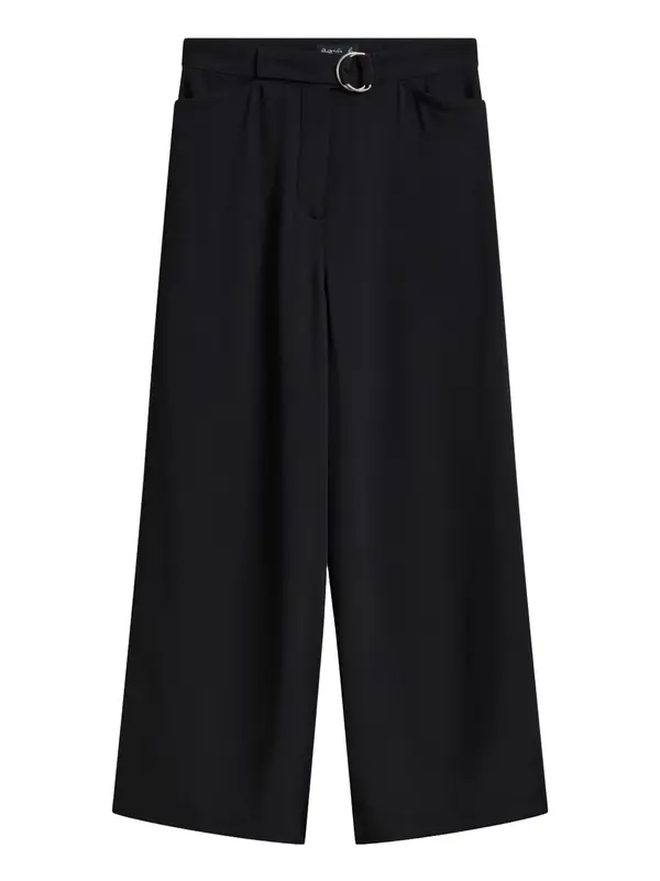 AGNÈS B. Pleat-detailing Flared Trousers - Black