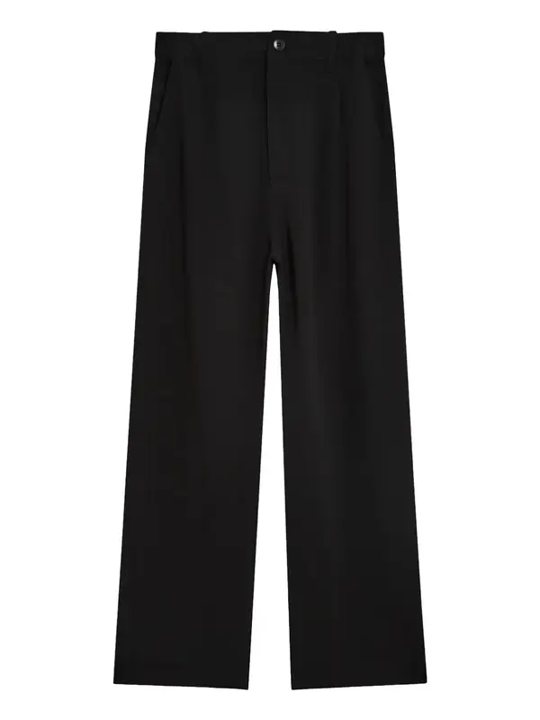 AGNÈS B. Pleat-detailing Tailored Trousers - Black
