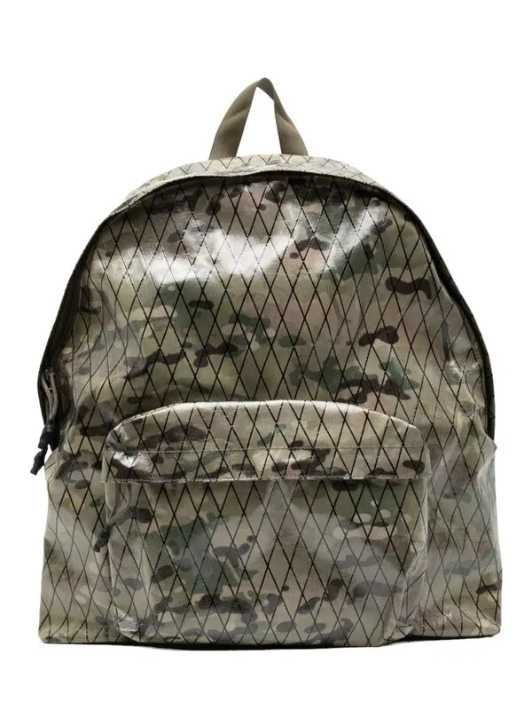 MAKAVELIC Grid Camouflage-print Backpack - Green