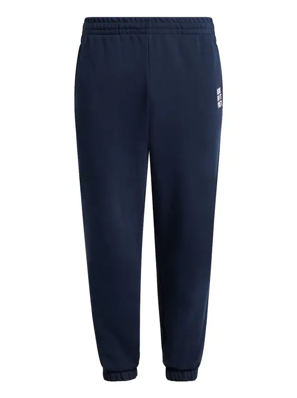 Lacoste Slogan-embroidered Elasticated Track Pants - Blue