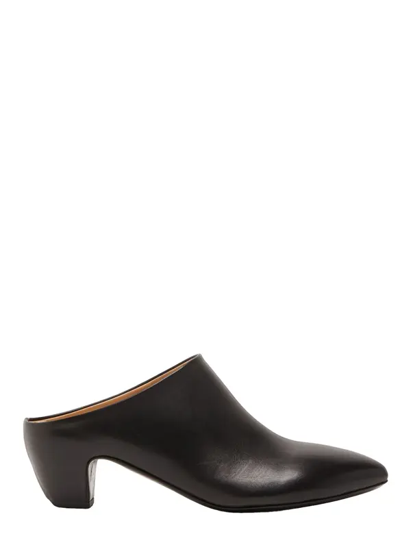 Marsèll 60mm Stonda Leather Mules - Black