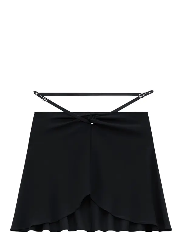 COURREGES Ellipse Mini Skirt - Black