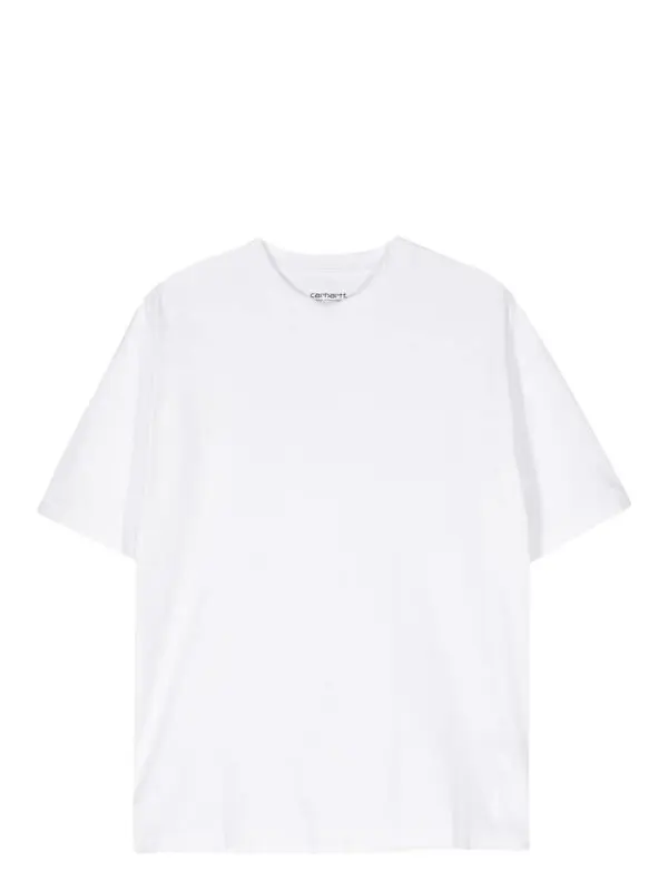 Carhartt Work In Progress Logo-patch Cotton T-shirt - White