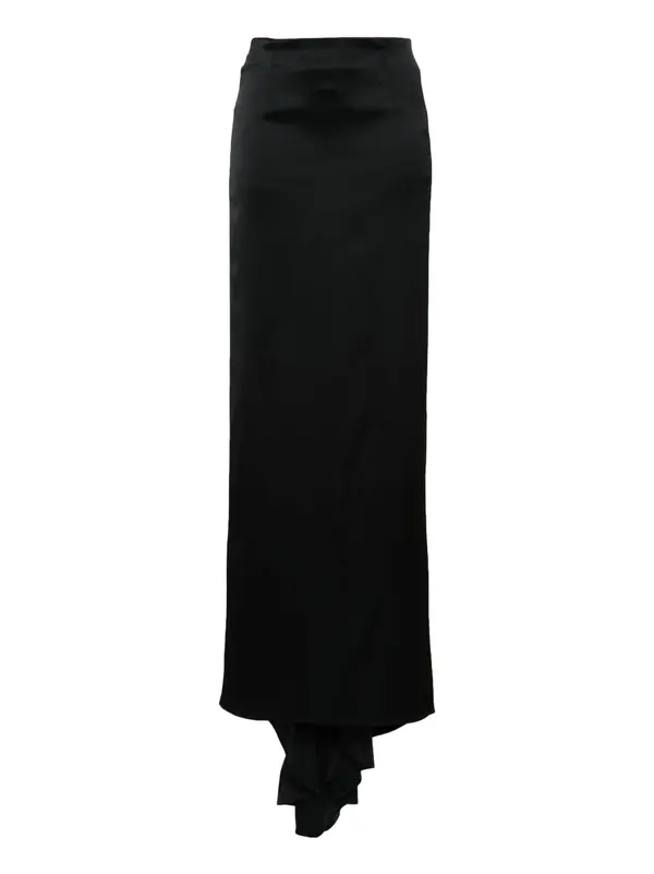 Balenciaga Floor-length Maxi Skirt - Black