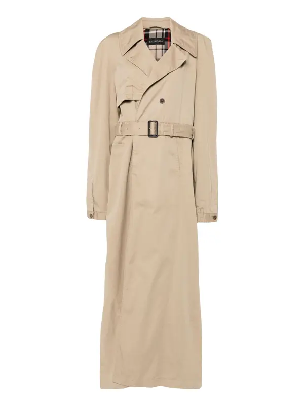 Balenciaga Deconstructed Trench Coat - Neutrals