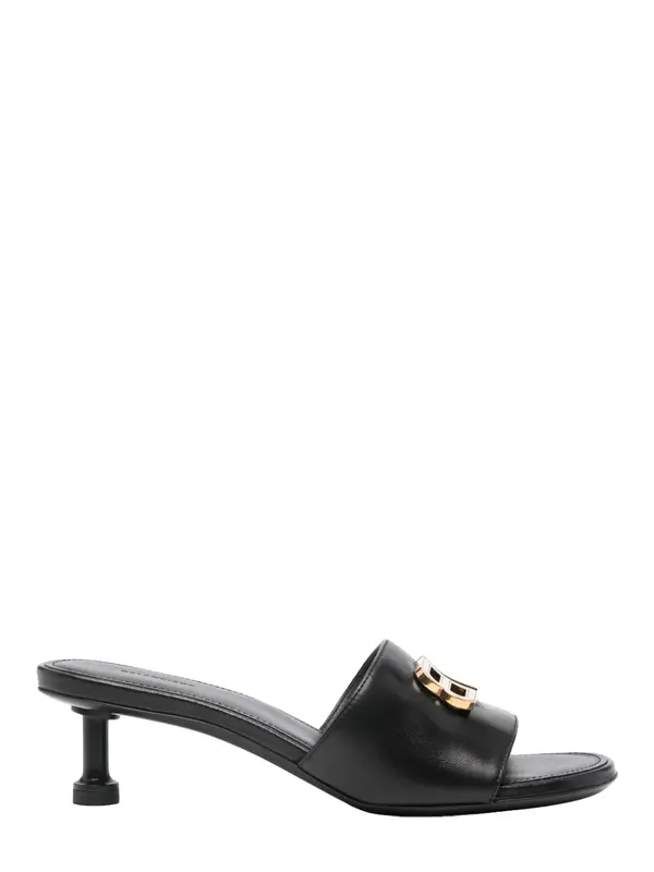 Balenciaga 50mm Groupie Sandals - Black