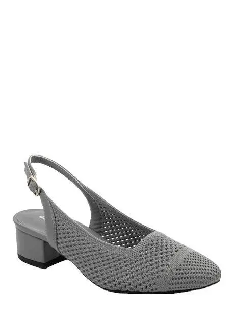 DAVID TATE Glenna Slingback Sandal - Gray