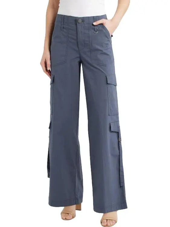Wit & Wisdom High-waist Cargo Pants - Shadow
