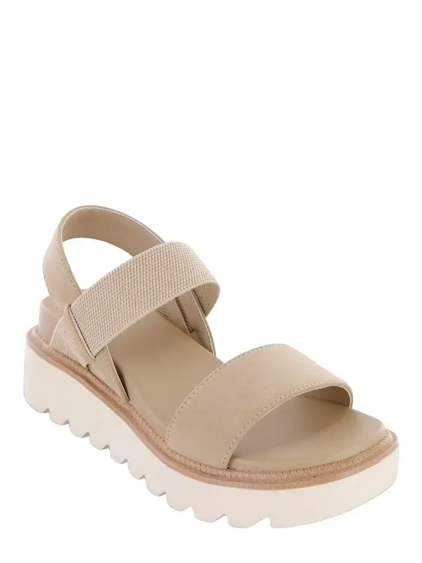 Mia Jene Platform Wedge Sandal - Sand
