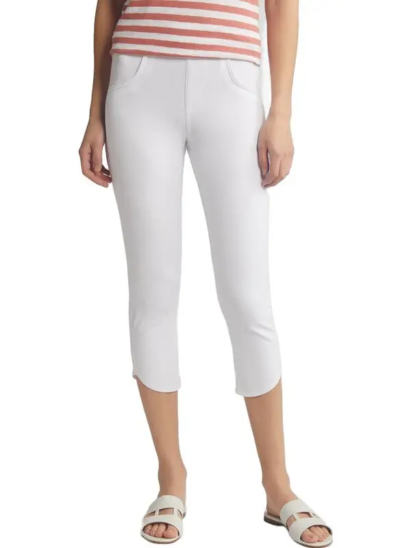 Hue Game Changing Crop Leggings - White