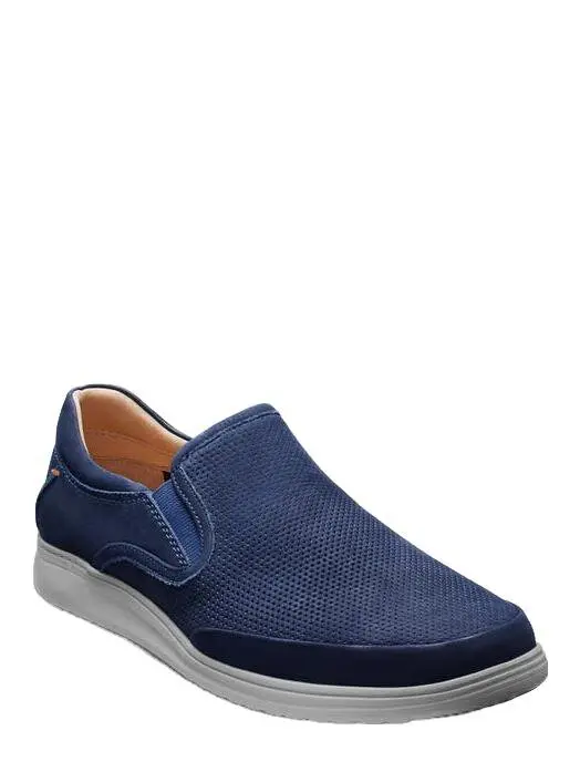 Samuel Hubbard Featherlight Olema Slip-on Sneaker - Navy Nubuck
