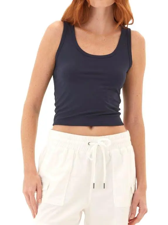 THREADS 4 THOUGHT Mirabel Luxe Jersey Crop Tank - Stargazer