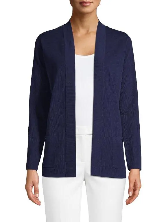 Anne Klein Malibu Open Front Cardigan - Distant Mountain