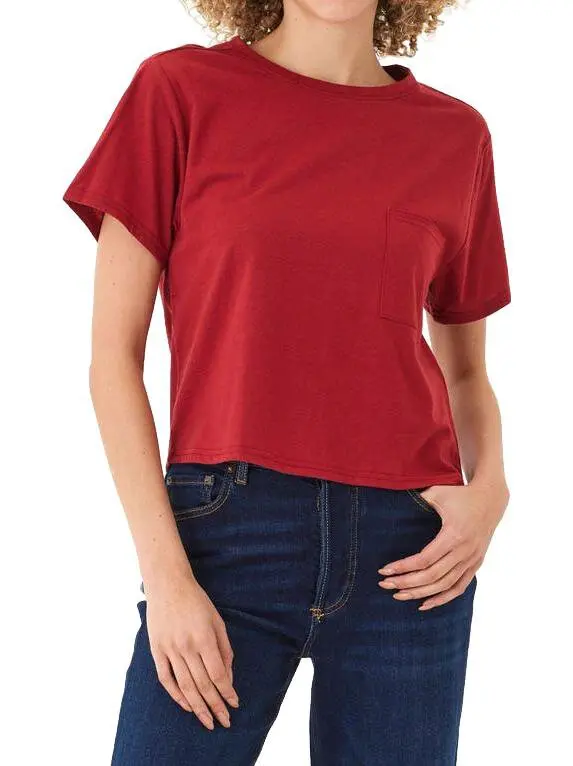 THREADS 4 THOUGHT Shelbie Pocket T-shirt - Carnelian