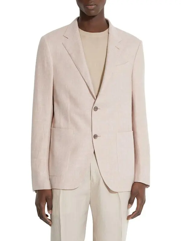 Zegna Fairway Crossover Linen Blend Sport Coat - Petra