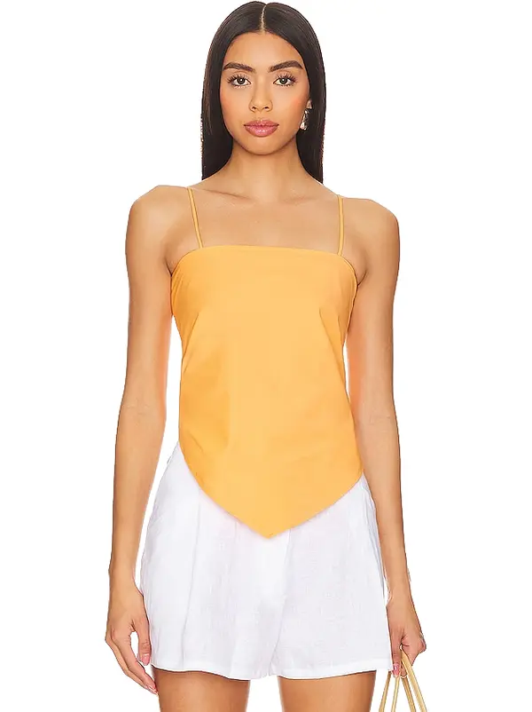 Lna Scarf Tank - Papaya