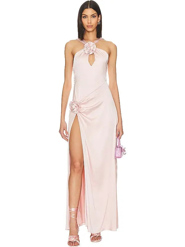 For Love & Lemons Paula Gown - Pink