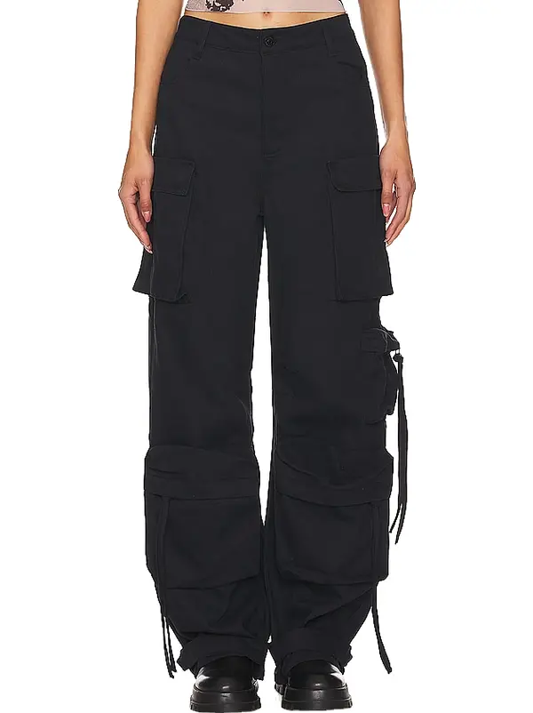 Steve Madden Duo Cargo Pant - Black