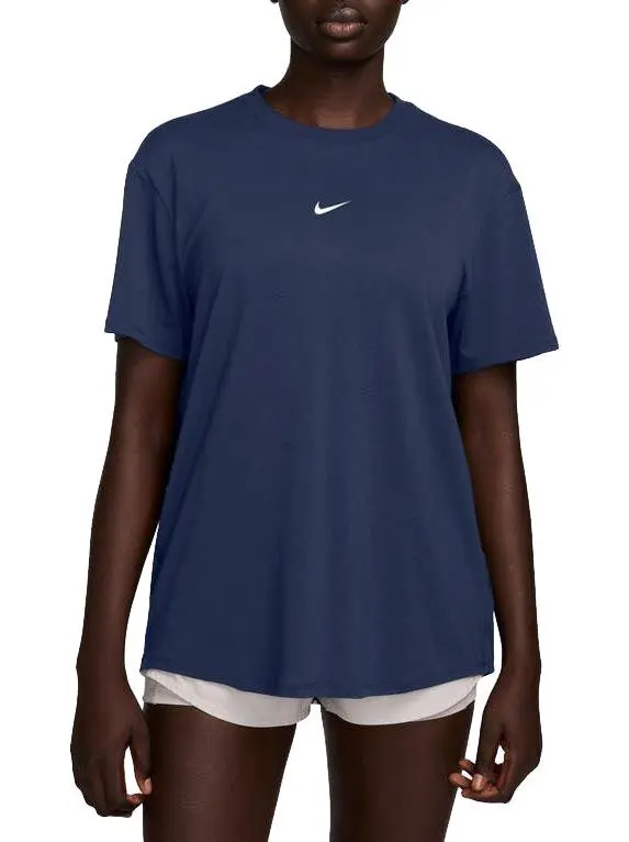 Nike Dri-fit Relaxed T-shirt - 411 Mnnavy/white