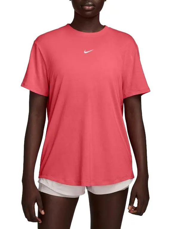 Nike Dri-fit Relaxed T-shirt - Coral/white