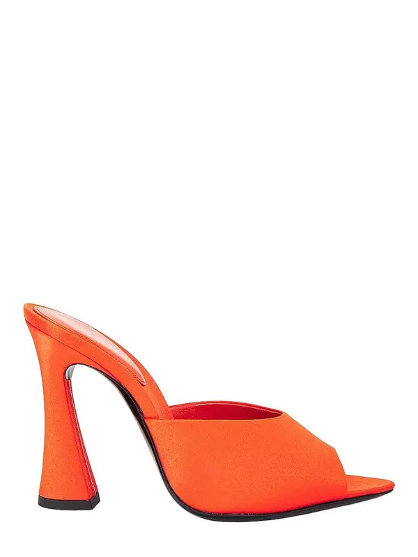 Saint Laurent Suite Mule Sandal - Arancio