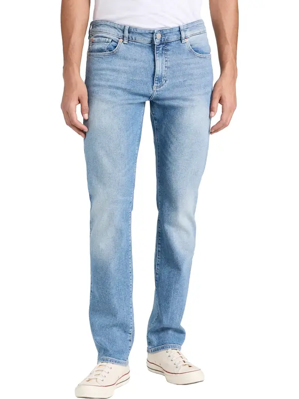 DL1961 Russell Slim Straight Performance Jeans - Aged Mid