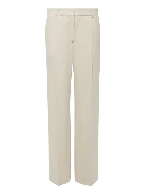 TOTEME Straight Leg Pants - White