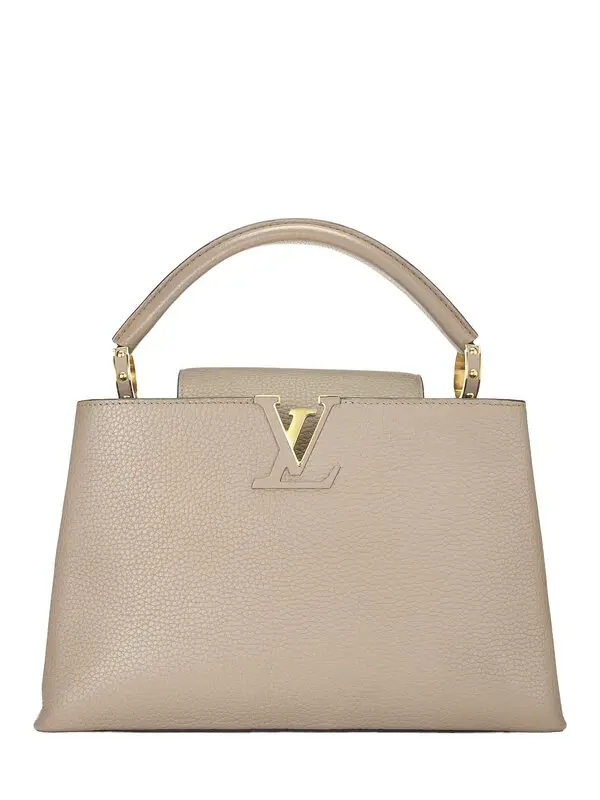 LOUIS VUITTON Taurillon Capucines - Grey