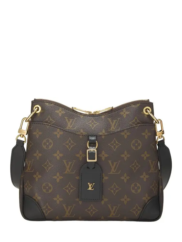 LOUIS VUITTON Monogram Canvas Odeon Nm - Black