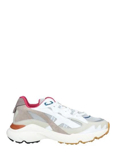 TOD'S Sneakers In Leather And Textile Fibers - Light Grey