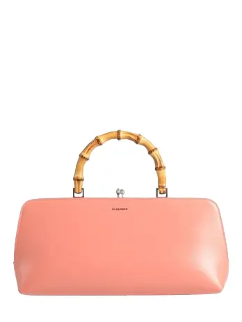 JIL SANDER Leather Baguette Bag - Salmon Pink