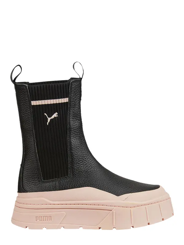 PUMA Mayze Stack Chelsea Boot - Black