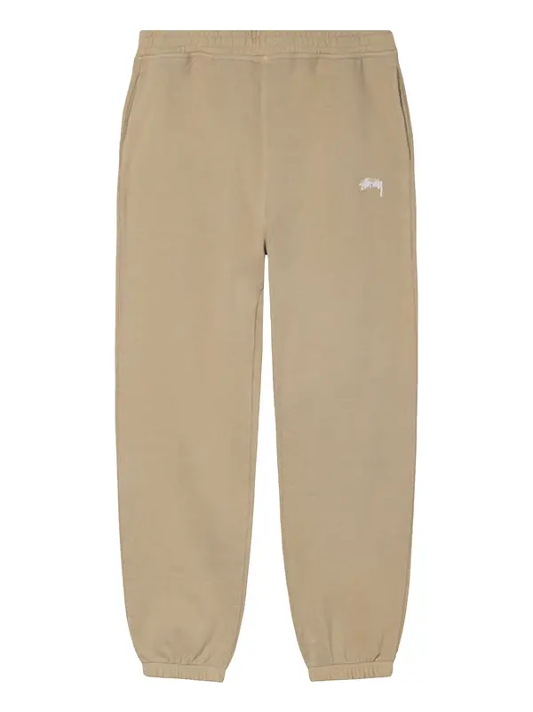 StÜssy Overdyed Stock Logo Pant - Tan